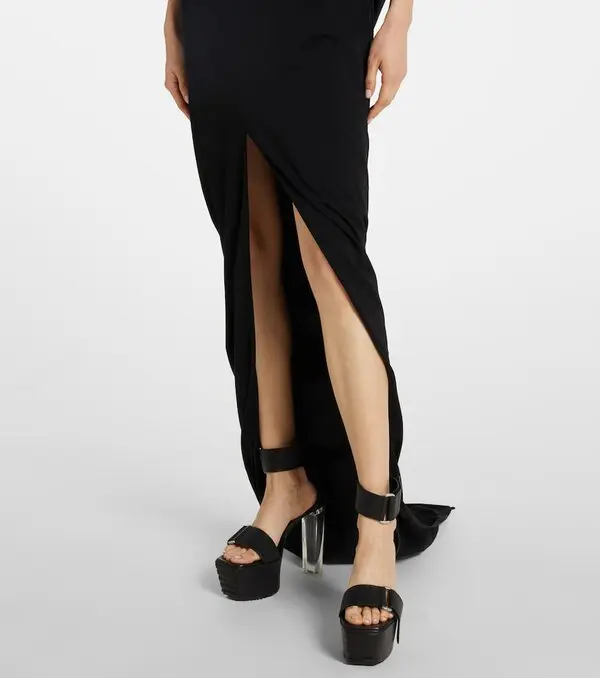 Rick Owens Edfu Cotton Maxi Dress