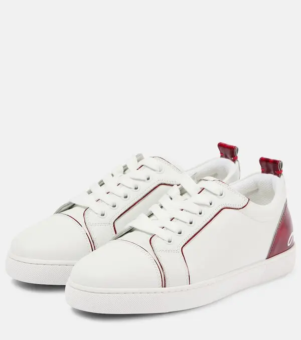 CHRISTIAN LOUBOUTIN Fun Louise Leather Sneakers - White