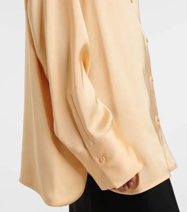 JIL SANDER Bow-detail Satin Blouse