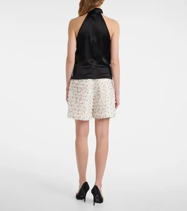 Nina Ricci Satin Halter Top