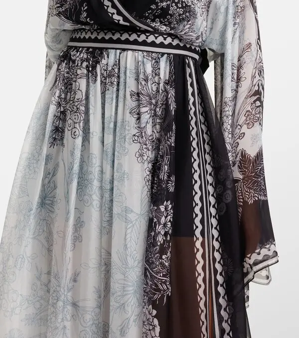 Elie Saab Printed Maxi Skirt - Multicoloured
