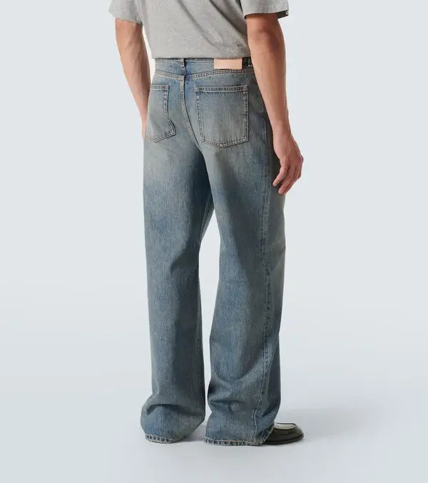 Loewe Faded Wide-leg Jeans