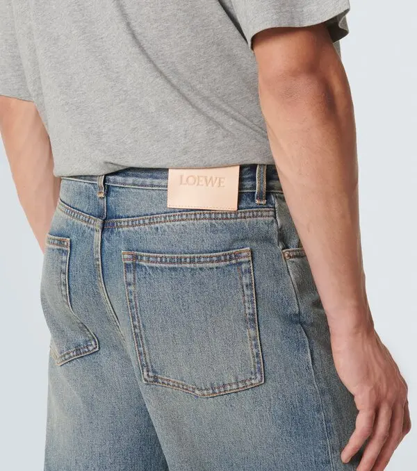 Loewe Faded Wide-leg Jeans