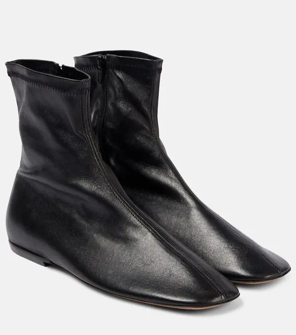 Dries Van Noten Glove Leather Ankle Boots