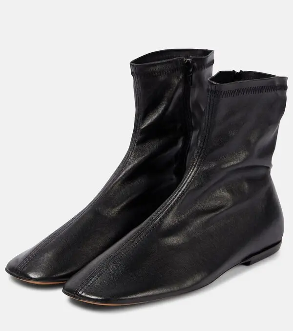 Dries Van Noten Glove Leather Ankle Boots