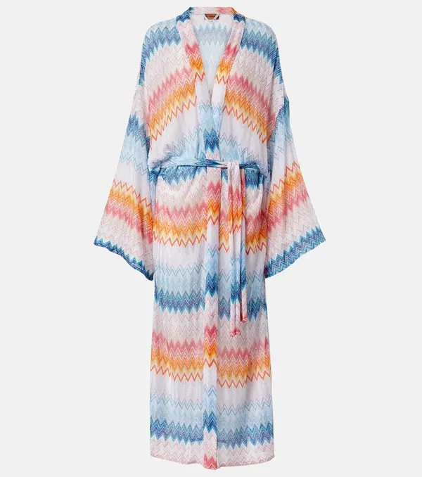 Missoni Zig Zag Lamé Beach Cover-up - Multicoloured