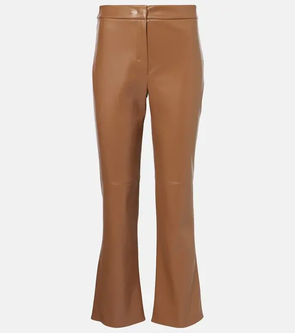Max Mara Sublime Cropped Bootcut Pants - Brown