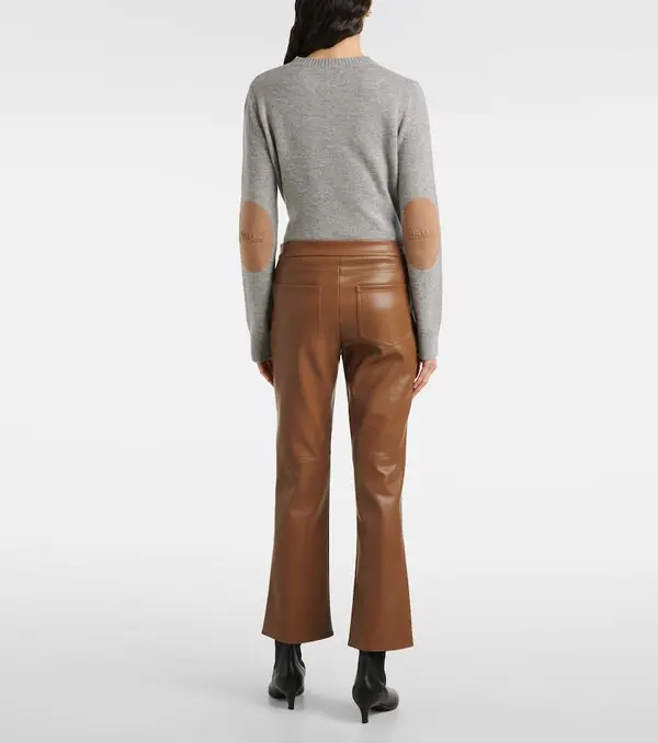 Max Mara Sublime Cropped Bootcut Pants - Brown