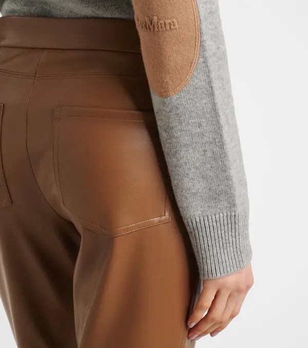 Max Mara Sublime Cropped Bootcut Pants - Brown