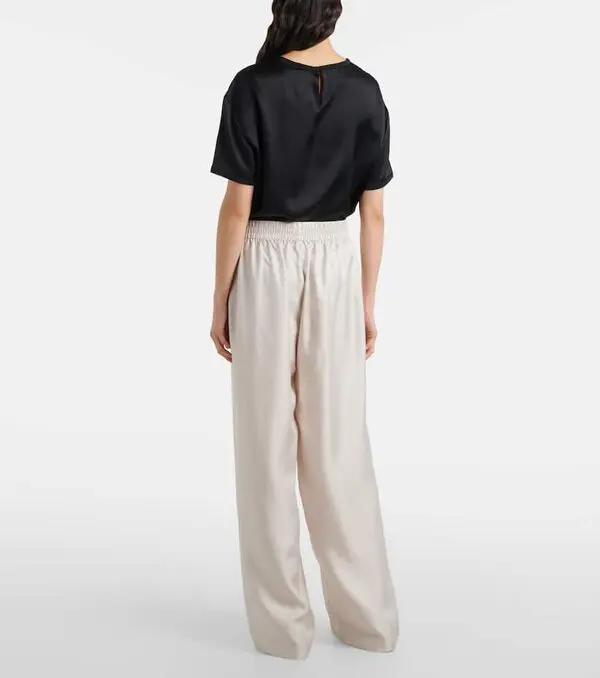 LISA YANG - Silk Wide-Leg Pants