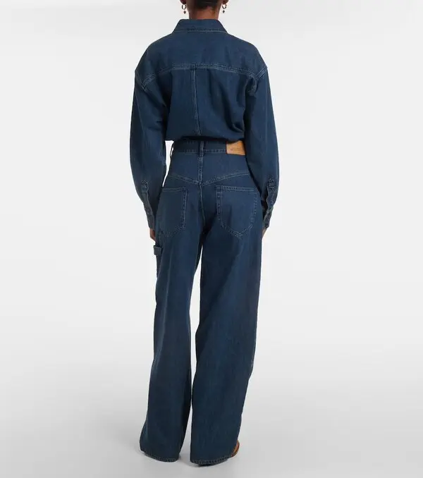 MARANT ETOILE Ophra Straight Leg Jeans - Blue