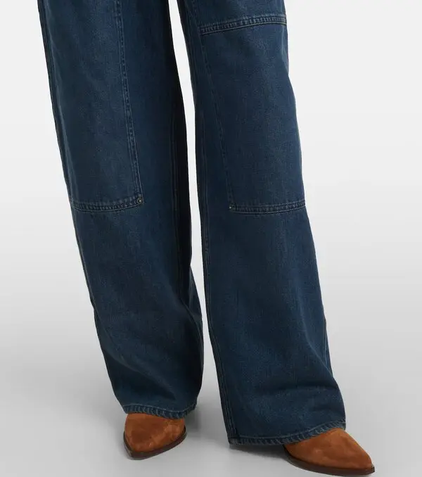 MARANT ETOILE Ophra Straight Leg Jeans - Blue