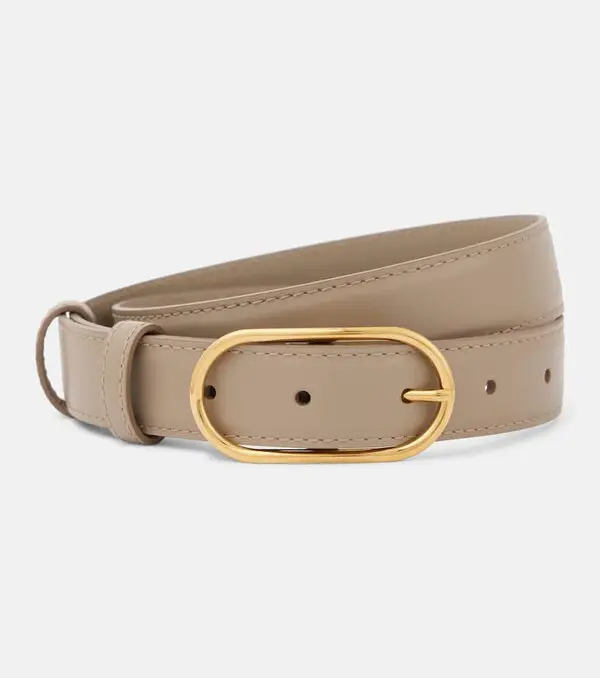 Dolce & Gabbana Leather Belt - Beige