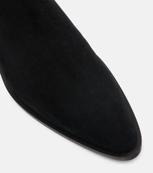 A.emery Hudson Suede Ankle Boots - Black