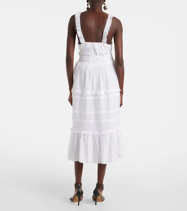 MARANT ETOILE Diya Maxi Skirt - White
