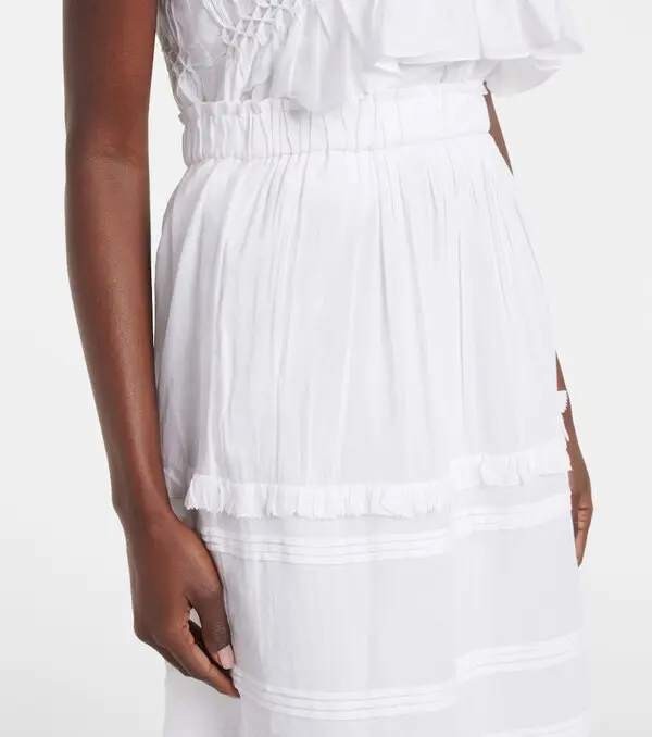 MARANT ETOILE Diya Maxi Skirt - White