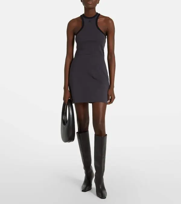 COURREGES Ribbed Mini Dress
