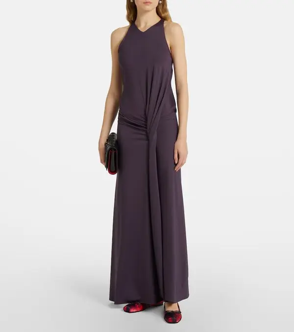 CHRISTIAN LOUBOUTIN Mamadrague Floral Satin Ballet Flats