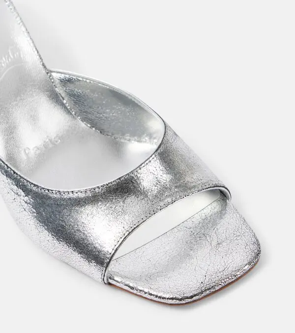 CHRISTIAN LOUBOUTIN Condora 55 Metallic Mules