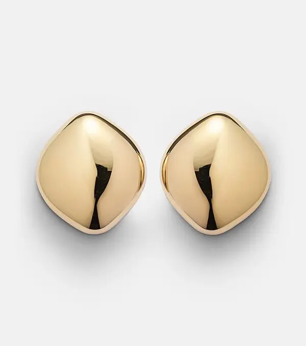 JENNIFER FISHER Puffy Cushion Earrings - Gold