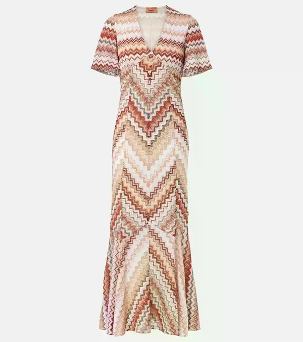 Missoni Zigzag Lamé Maxi Dress