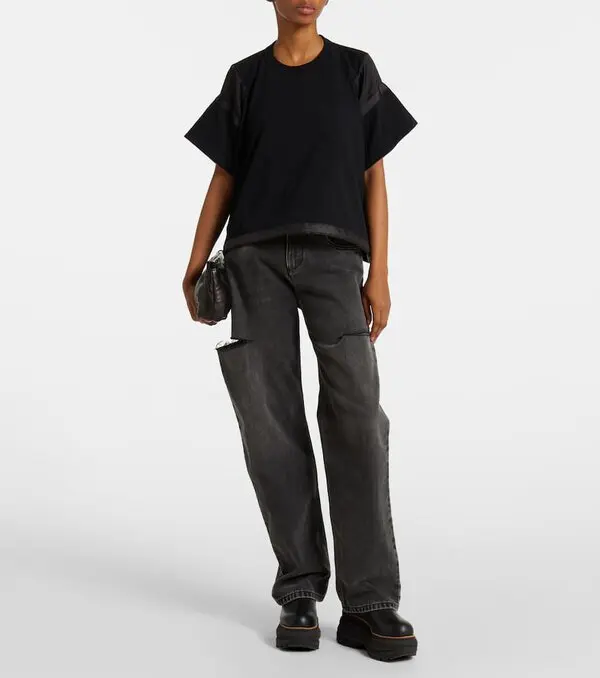 Sacai Cotton Jersey T-shirt