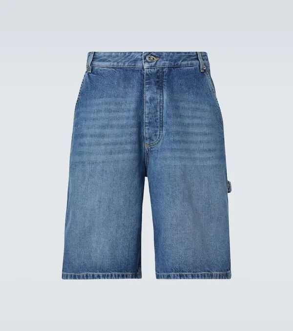 Bottega Veneta High-rise Bermuda Denim Shorts