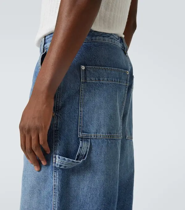 Bottega Veneta High-rise Bermuda Denim Shorts