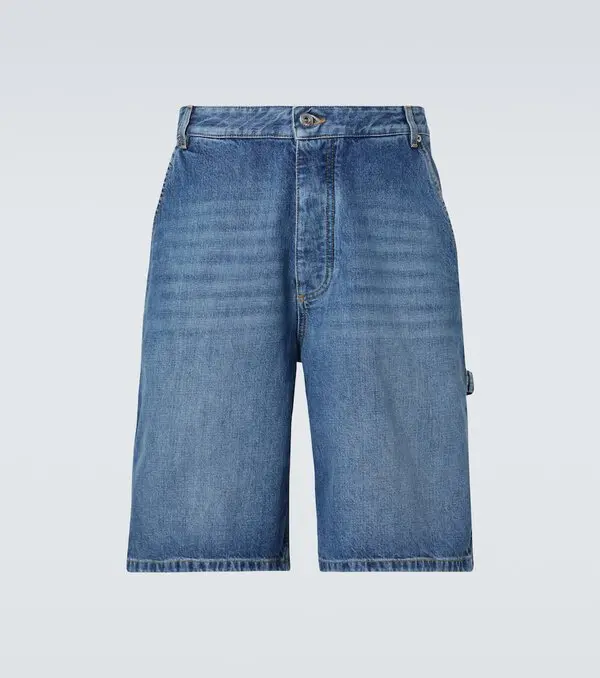 Bottega Veneta High-rise Bermuda Denim Shorts