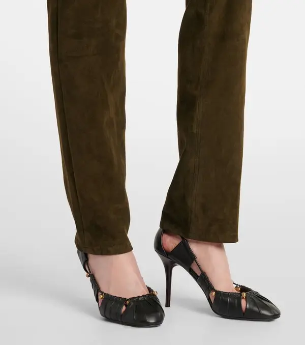 Chloé Suede Slim Pants