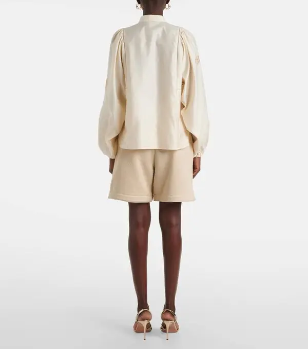 Max Mara Caladio Embellished Blouse