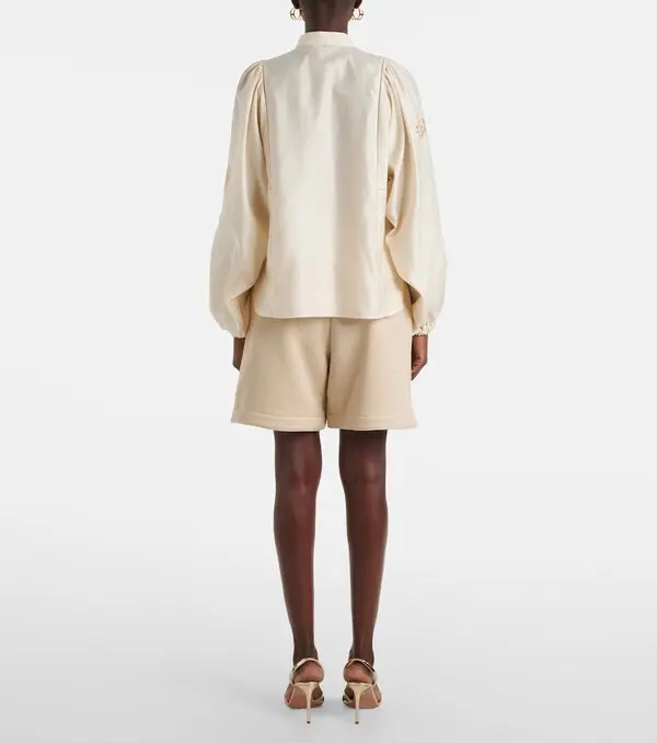 Max Mara Caladio Embellished Blouse