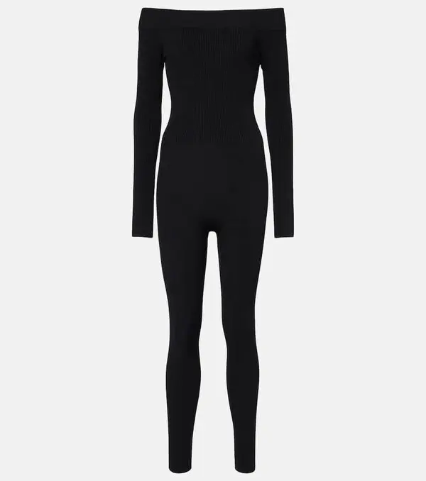 Alaïa Off-shoulder Catsuit