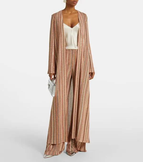 Missoni Zigzag Lamé Cardigan
