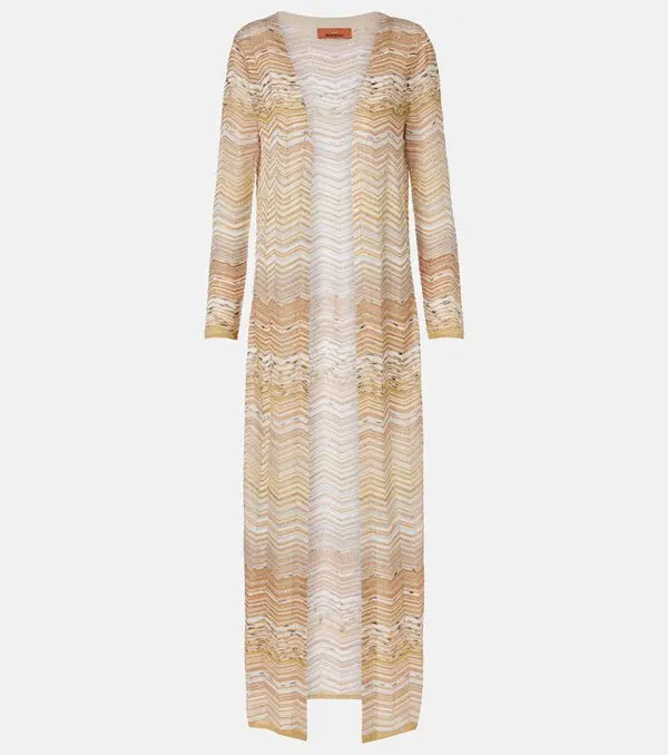 Missoni Zigzag Lamé Cardigan - Multicoloured