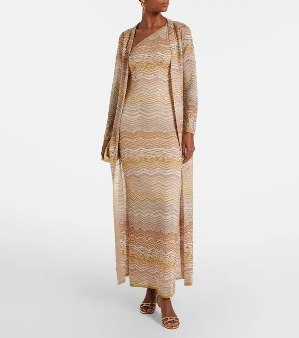 Missoni Zigzag Lamé Cardigan - Multicoloured