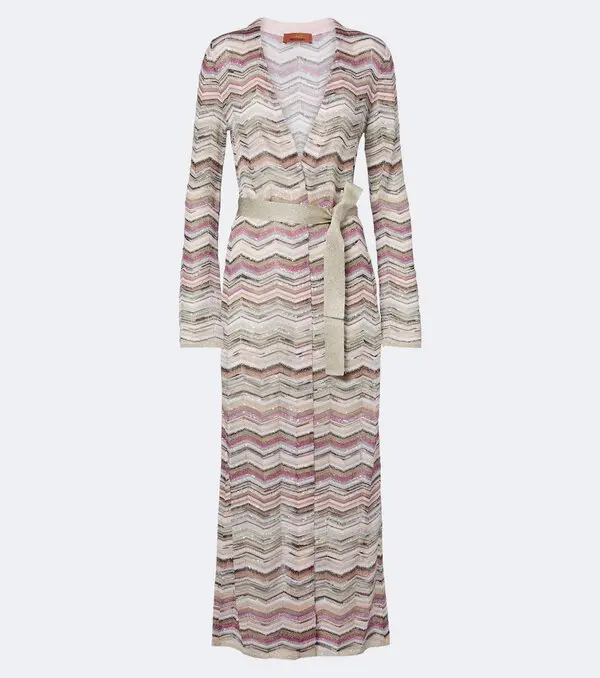 Missoni Zigzag Lamé Cardigan - Multicoloured