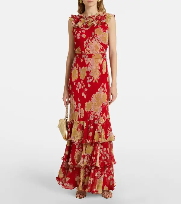 Rixo Rio Floral Gown