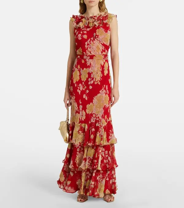 Rixo Rio Floral Gown