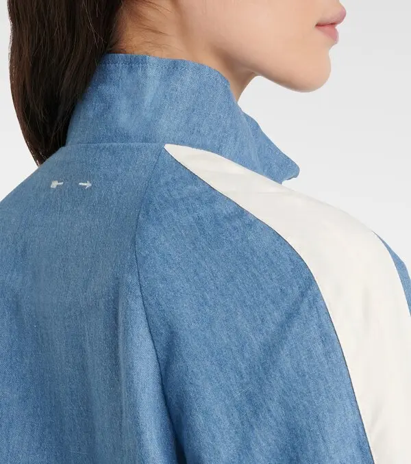 The Upside Hemp And Cotton Chambray Track Jacket
