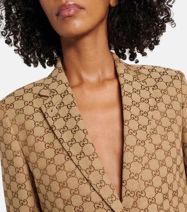 Gucci Gg Canvas Blazer