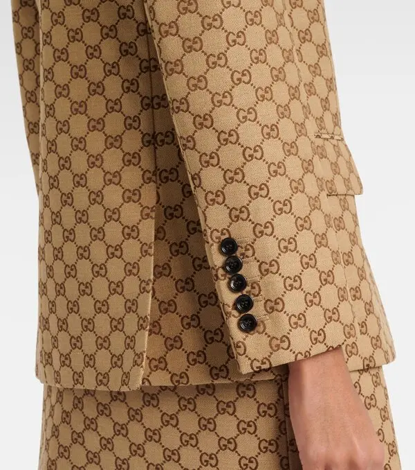 Gucci Gg Canvas Blazer