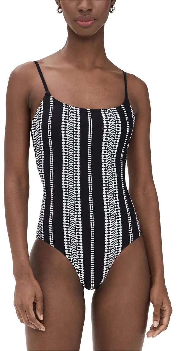 LEMLEM Luchia Classic One Piece Swimsuit - Black