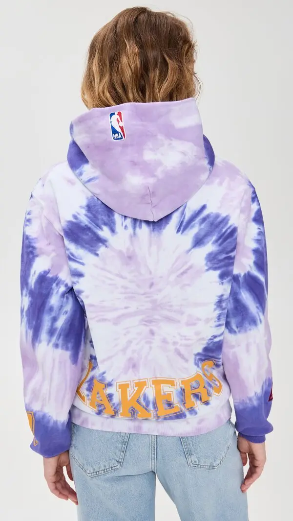 DANNIJOPRO Tie-dye Rhinestone Logo Hoodie