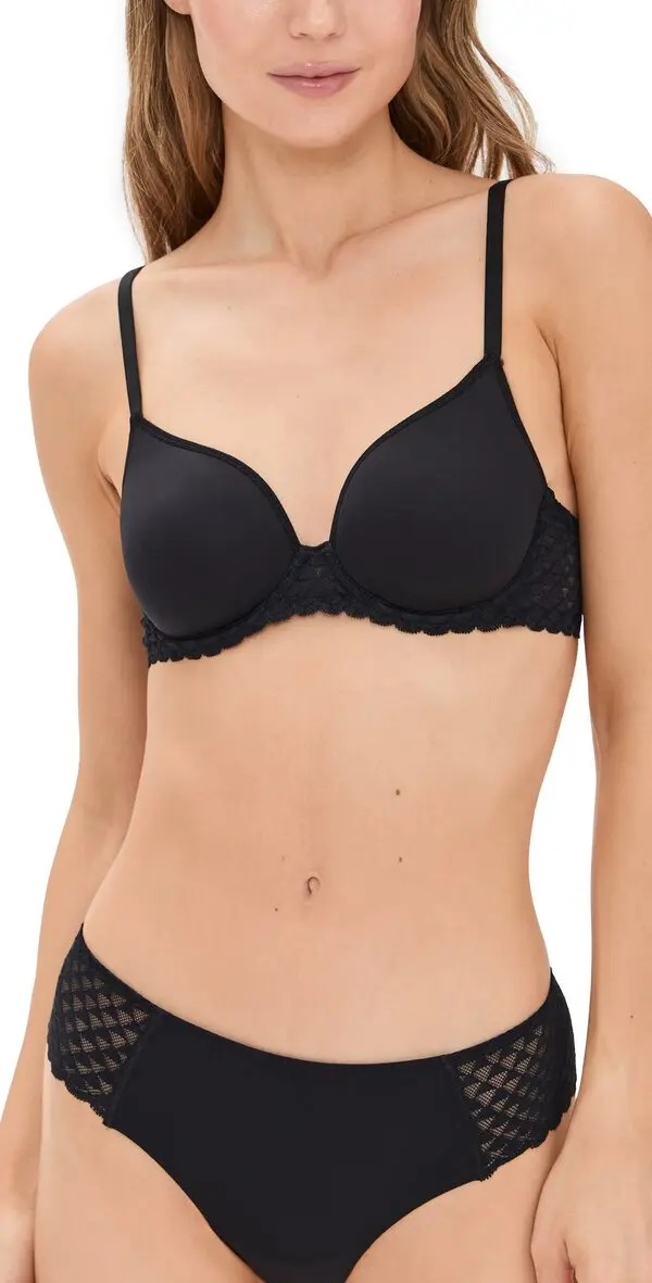 Simone Perele Subtile 3d Plunge Bra - Black