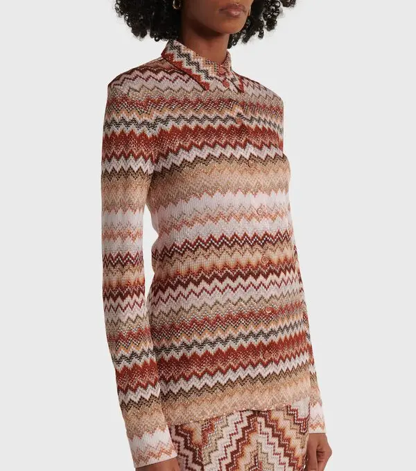 Missoni Zigzag Lame Shirt