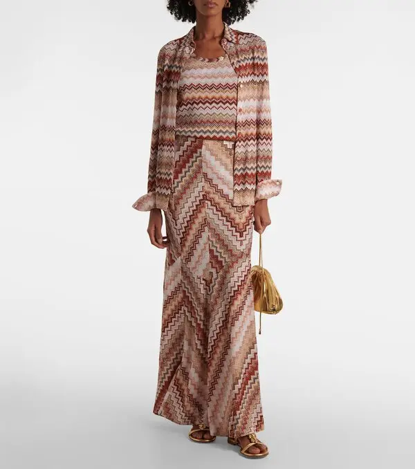 Missoni Zigzag Lame Shirt