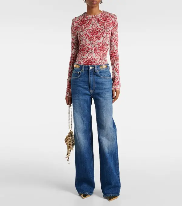 Rabanne Paisley Top