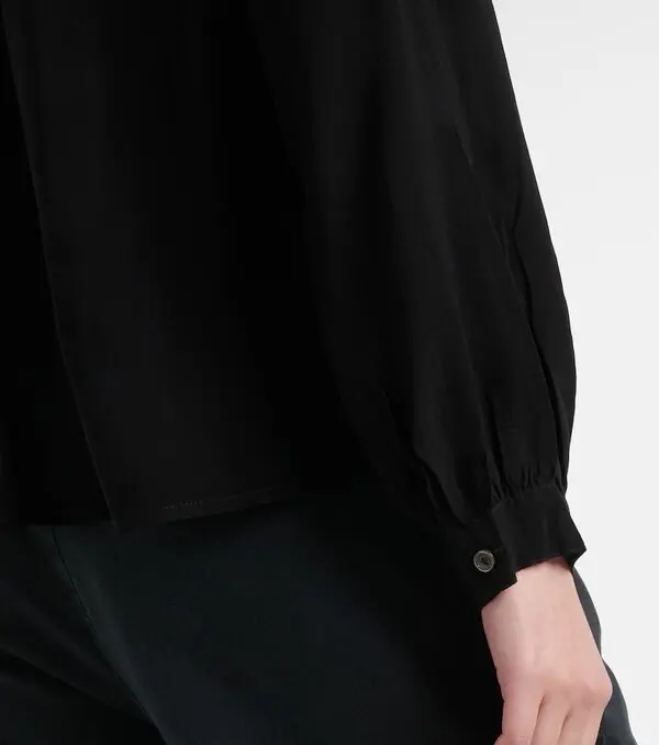 Velvet By Graham & Spencer Gabrielle Draped Rayon Challis Blouse