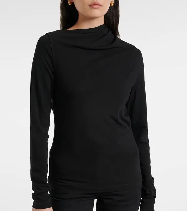 TOTEME Draped Jersey Top